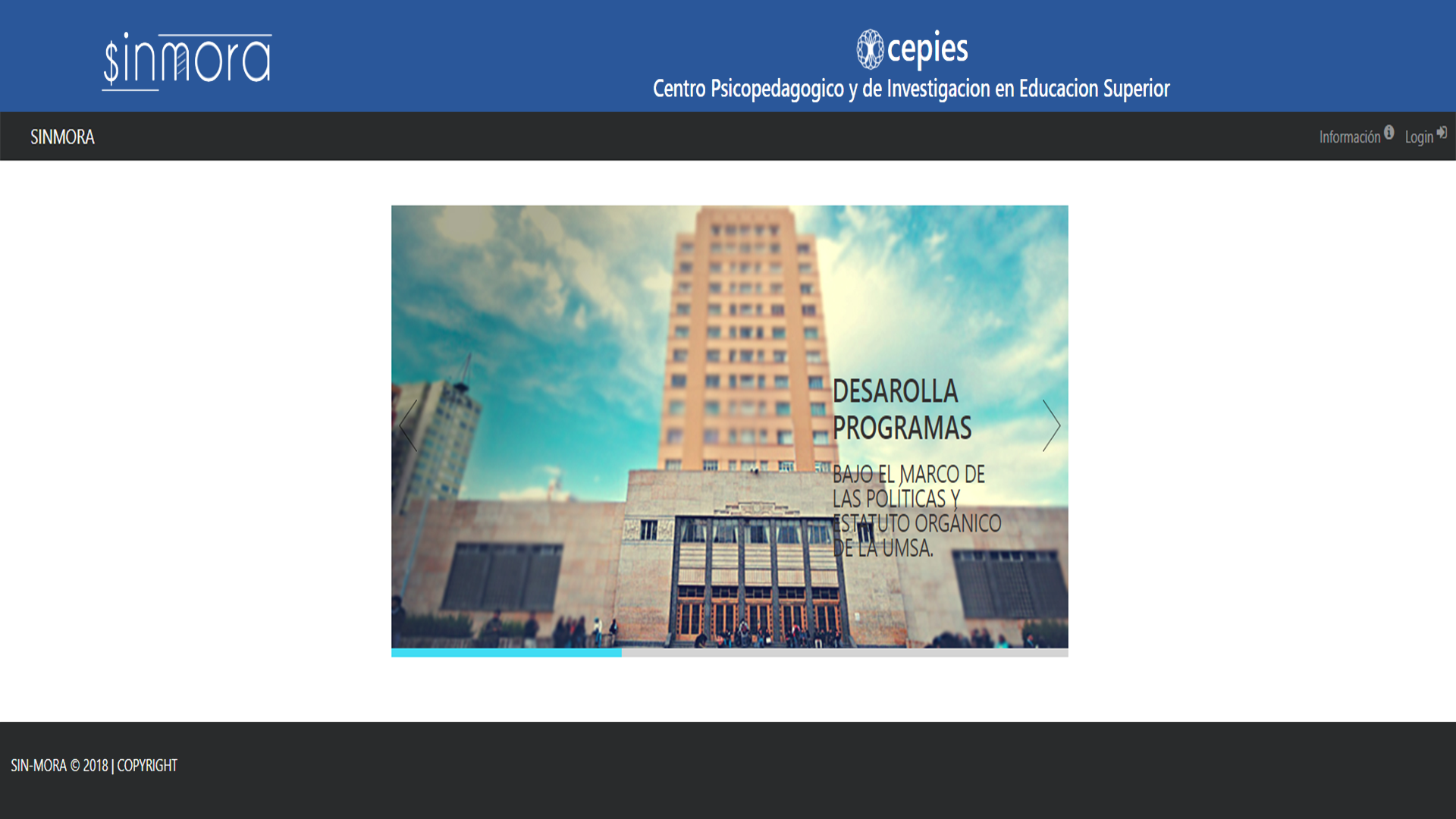 Recursos Virtuales - CEPIES - Universidad Mayor de San Andrés